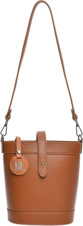 Anna Luchini Braun Rindsledertasche