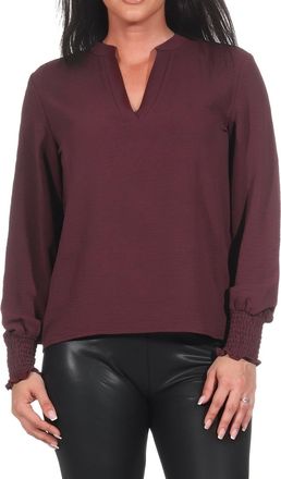 Only Onlmette V-Neck Ls Smock Top Noos WVN