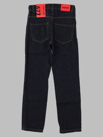 HUGO BOSS Cotton Denim Jeans - Blue