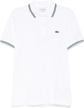 Lacoste Homme, Tops, Blanc, Taille: S Polo Blanc avec Accent