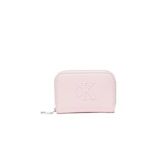 Calvin Klein Bold Ck Medium Zip Around - - Accessories - Damen - Rosa - ONE SIZE