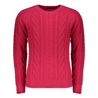 Moorer Rundhals-Kaschmirpullover - - Knitwear - Herren - Rot - XS