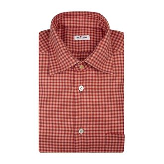 Kiton Homme, Chemises, Orange, Taille: 3XL Chemise Nerano