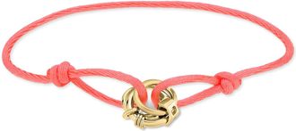 Liebeskind Liebeskind Berlin Stoffarmband LJ-1646-B-21 mit Edelstahl-Anhänger in IP Gold