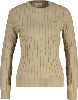 GANT Stretch Cotton Cable C-Neck Strickpullover