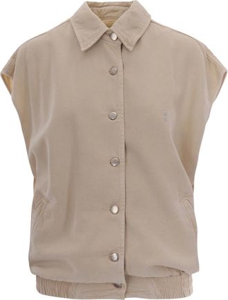 Icon Denim Los Angeles Femme, Vestes, Brun, Taille: 40 FR Vest