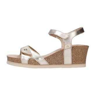 Panama Jack Blumen Keilsandalen Julia - - Shoes - Damen - Gelb - 41 EU