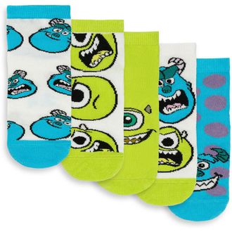 Disney Monsters Inc Mike Sully Chaussettes mollet Lot de 5