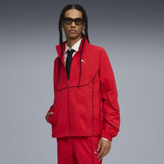 Puma Veste de surv&ecirc;tement PUMATECH Homme, V&ecirc;tements, Rouge, XS