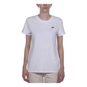 Levi's Femme, Tops, Blanc, Taille: 36 FR Perfect Tee White