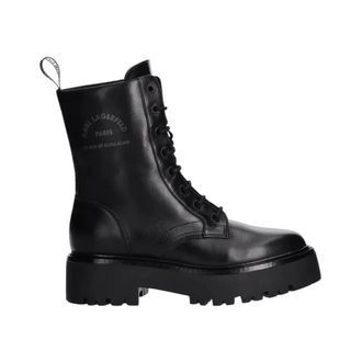 Karl Lagerfeld Femme, Chaussures, Noir, Taille: 36 EU Burly Biker