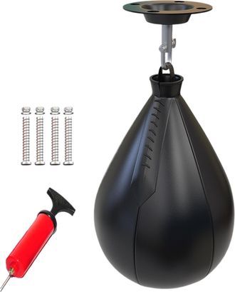 Generic Generischer tragbarer Boxsack für Boxen, Boxsack mit Boxball, tragbarer Boxsack | Birnen-Boxsack für Heimtraining, praktisch, verstellbar, Zubehör