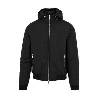 Moorer Acqua Kapuzen-Bomberjacke - - Jackets - Herren - Blau - L