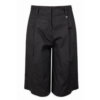 Liu Jo Femme, Shorts, Noir, Taille: 38 FR Shorts Bermuda en popeline