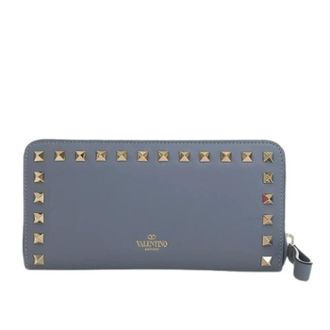 Valentino Pre-owned Studded Long Wallet - - Pre-owned - Damen - Blau - ONE SIZE