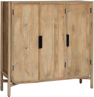 Made In Meubles Made In Meubles - Buffet 3 portes en bois de manguier Nova