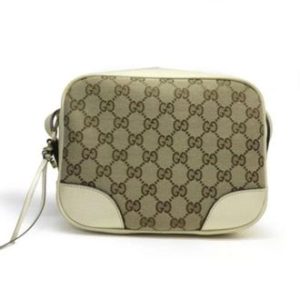 Gucci Sac bandouli&egrave;re vintage Pre-owned - Femme - Pre-owned - Beige - Taille: ONE Size