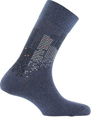 Kindy Mi-chaussettes en coton Black city MADE IN FRANCE - couleur - Jean - Pointure - 39-42