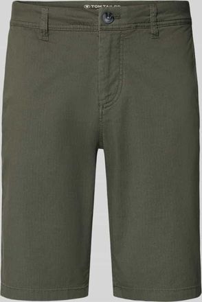 Tom Tailor Slim Fit Chinoshorts aus Baumwoll-Mix