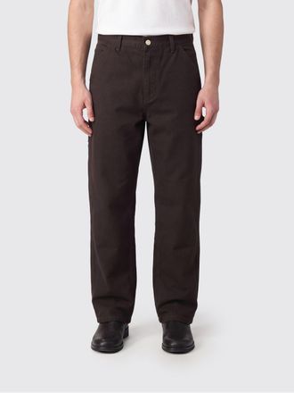 Carhartt Work in Progress Weitbeinige Single Knee Baumwollhose mit Logo