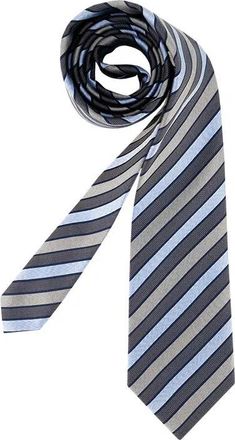 Bugatti Herren Krawatte beige Seide College-Streifen