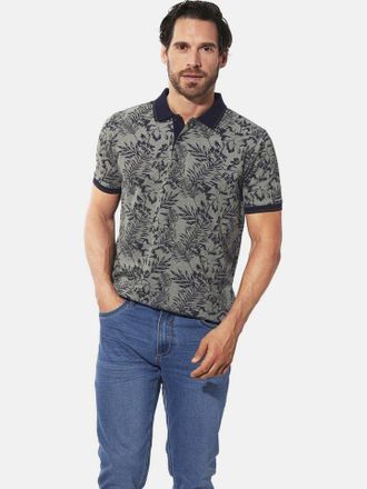 Babista Poloshirt DUITEZZI mit Bl&auml;tter-Aufdruck