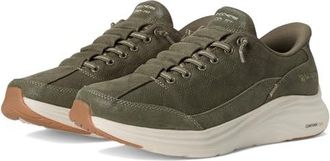 Skechers Baskets pour Femme, Vert Olive, 38 EU