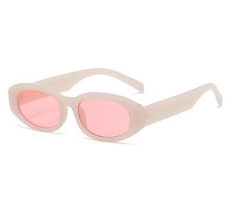 Generic Lunettes De Soleil &Agrave; Petite Monture For Femmes Et Hommes, Id&eacute;ales For Les D&eacute;placements En Ext&eacute;rieur Vacances(Pink)