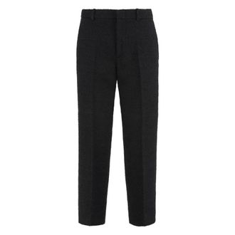 Gucci Woll-Boucl&eacute;-Hose - - Trousers - Damen - Schwarzk - M