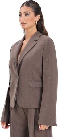 Vicolo Veste marron pour femme avec texture l&eacute;g&egrave;re et m&eacute;lange S, marron, M