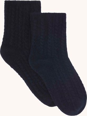 Kujten Chaussettes cachemire mini torsades, 4 fils - Chaussettes Sid