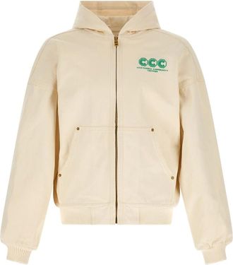 Willy Chavarria Homme, Sweatshirts et sweats &agrave; capuche, Beige, Taille: M Juggernaut Workwear Sweat &agrave; capuche