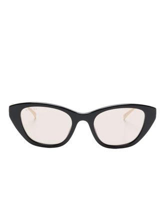 Gucci Sonnenbrille mit Cat-Eye-Gestell - Schwarz