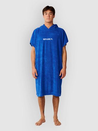 Rip Curl Brand Hooded Poncho de surf bleu