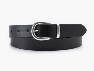 Levi's Womens Summer Leather Belt, Black, 70