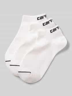 Carhartt Work in Progress Sneakersocken mit Label-Detail im 3er-Pack