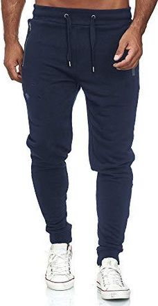 Red Bridge Pantalons de Jogging Sweat Pants pour Hommes en Coton Bleu foncé XXL