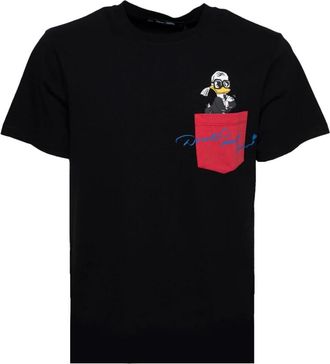 Karl Lagerfeld Homme, Tops, Noir, Taille: M Karl X Disney Pocket T-shirt