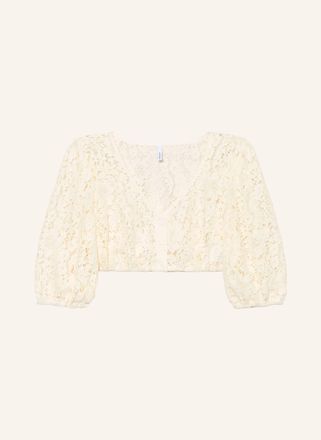 Wallmann Wallmann Dirndlbluse Aus Spitze Mit 3/4-Arm weiss