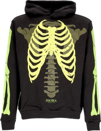 Phobia Archive Homme, Sweatshirts et sweats &agrave; capuche, Noir, Taille: XL Bones Sweat &agrave; capuche