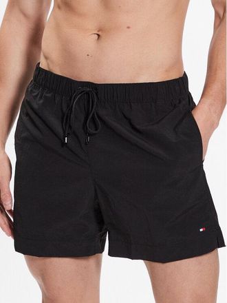 Tommy Hilfiger Badeshorts Essential UM0UM02793 Schwarz Regular Fit