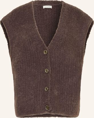 American Vintage American Vintage Strickweste Zolly braun