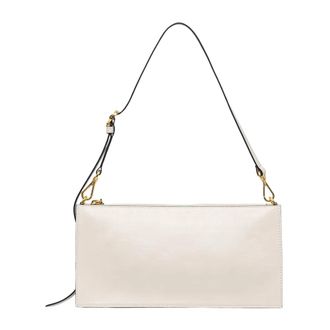 Pollini Pollini Logo-Pr&auml;gung Tote Bag mit verstellbarem Tragegurt - - Bags - Damen - Beige - ONE SIZE