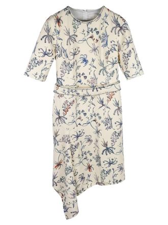 Peter Pilotto Belted Floral Print Dress Size M
