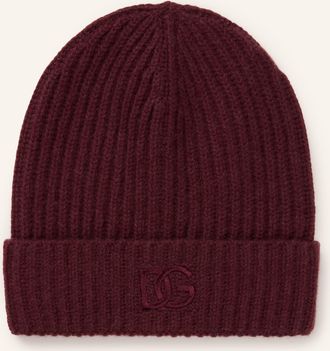 Dolce & Gabbana Cashmere-M&uuml;tze rot