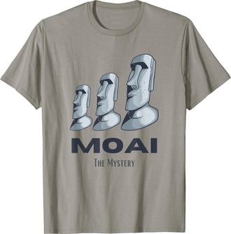 Foxxy Merch Moai Osterinseln Rapa Nui Statuen Köpfe Mystery T-Shirt