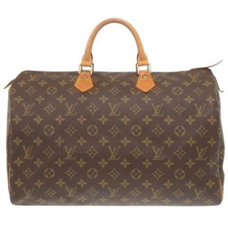 Louis Vuitton Pre-owned Toile sacs-louis-vuitton - Femme - Pre-owned - Brun - Taille: ONE Size