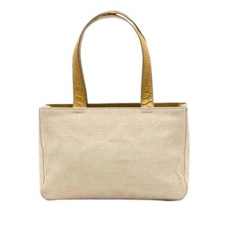 Prada Pre-owned Canvas Tote Bag - - Pre-owned - Damen - Beige - ONE SIZE