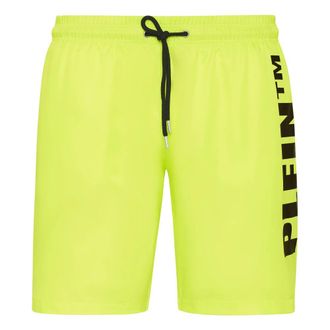 Philipp Plein Skull & Bones Badeshorts - - Swimwear - Herren - Gelb - 2XL