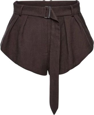 Magda Butrym Femme, Shorts, Brun, Taille: 36 FR Shorts 04